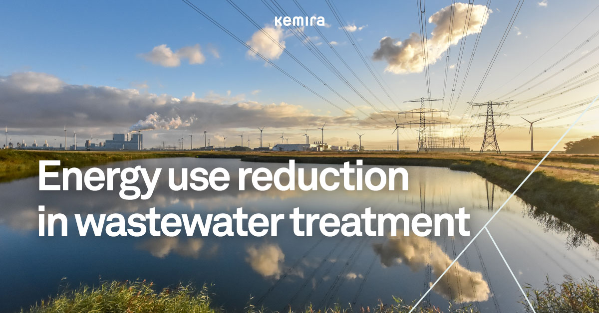 Energy use reduction in wastewater treatment - Kemira Energy use reduction in wastewater treatment - Kemira